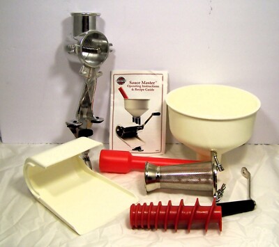 Norpro Sauce Master Food Strainer Maker Tomato Fruit Juicer #1951 Clean ...
