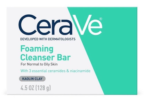 CeraVe Foaming Body and Facial Cleanser Bar Soap - 4.5oz | eBay