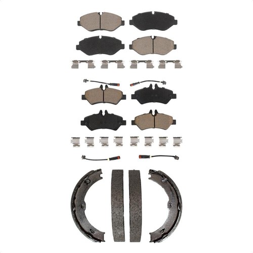[Front+Rear] Ceramic Brake Pads Parking Shoe Kit For Sprinter 2500 ...