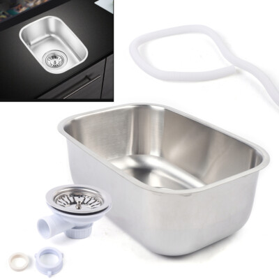 RV Caravan Hand Wash Basin Camper 304 Stainless Steel Kitchen Sink ...
