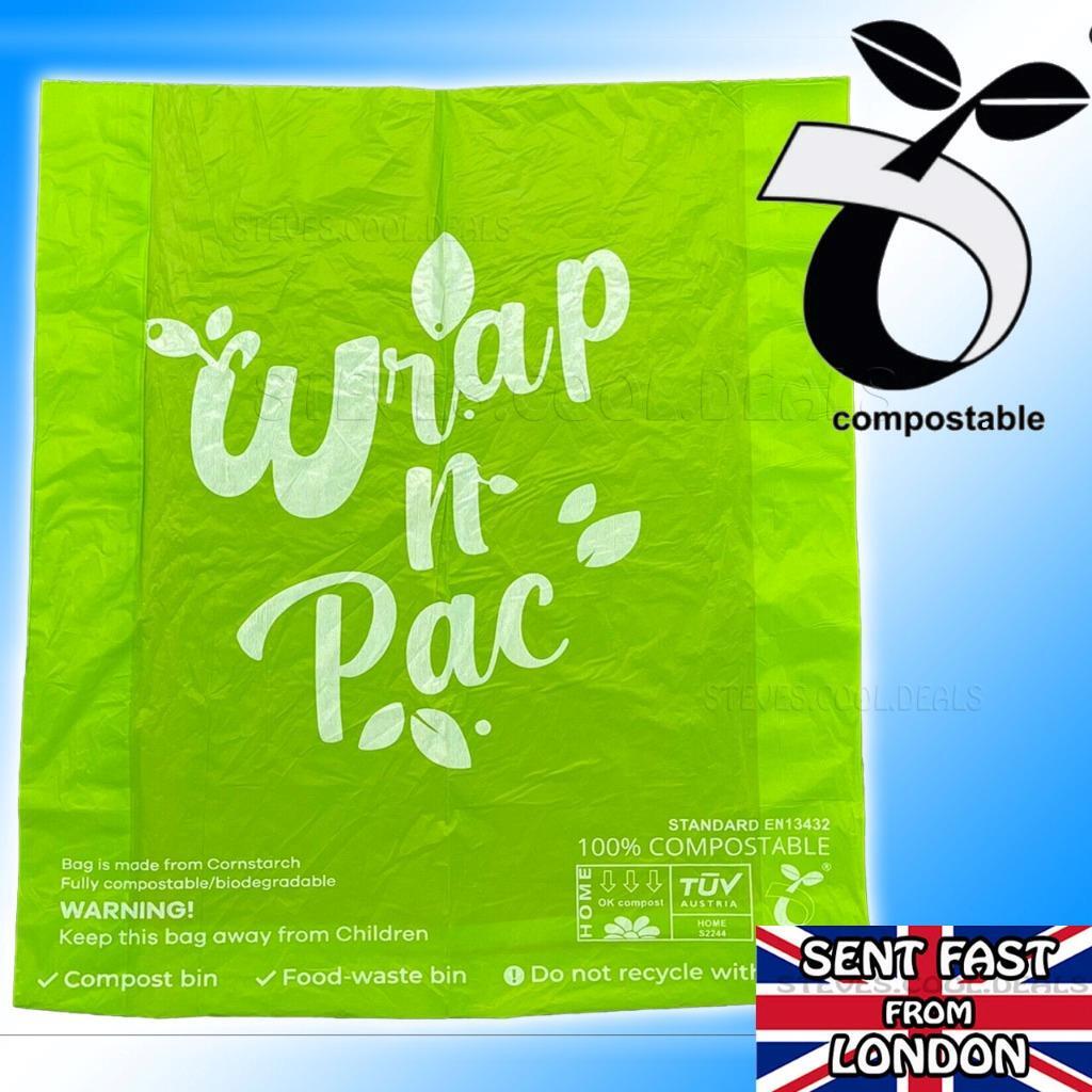 Bio Bin Bags Compostable Caddy Liners Top Quality 100% Biodegradable ...