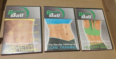 3 Bender Ball DVD Core Train Selective Training Strong Healthy Back ...