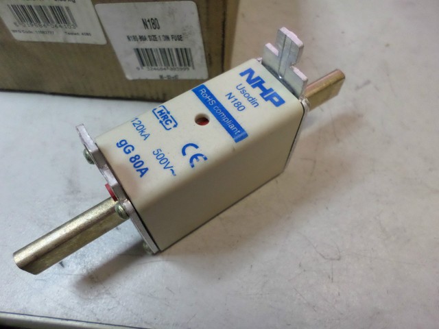 NHP - Fuse Links 80amp 500vac N180 Usodin GG 80a HRC for sale online | eBay