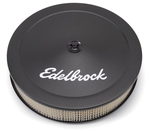 1223 Pro-Flo Black Finish 3" Round Air Filter Element with 14" Diameter ...