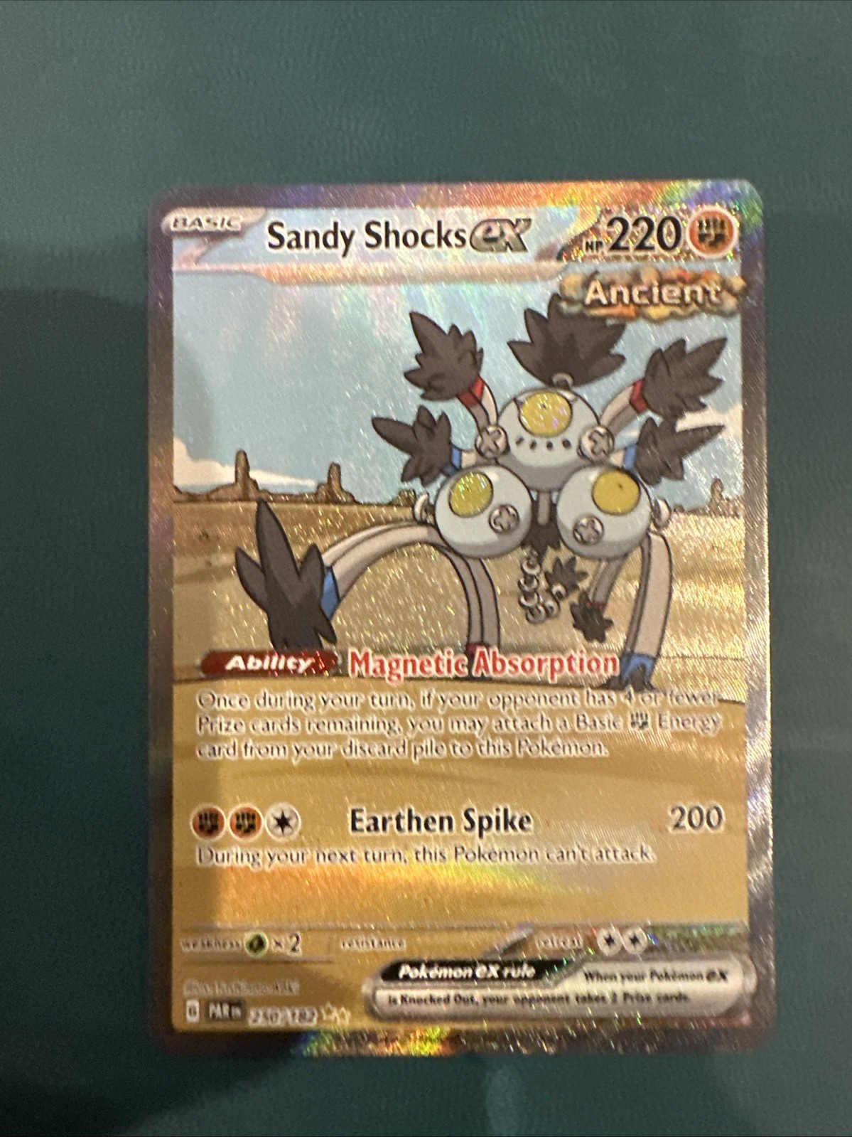 Sandy Shocks Ex 250/182 Pokémon TCG S&V Paradox Rift Special ...