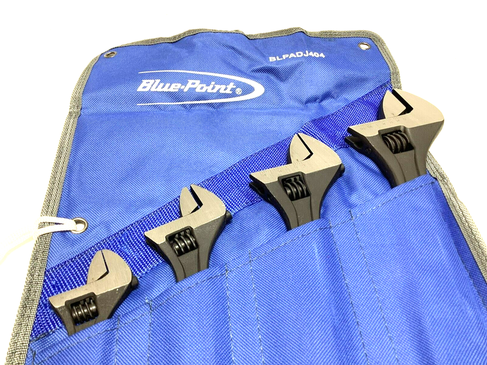 Blue-point BLPADJ404 Adjustable Wrench Set 6" 8" 10" 12" | SAE | 12 ...