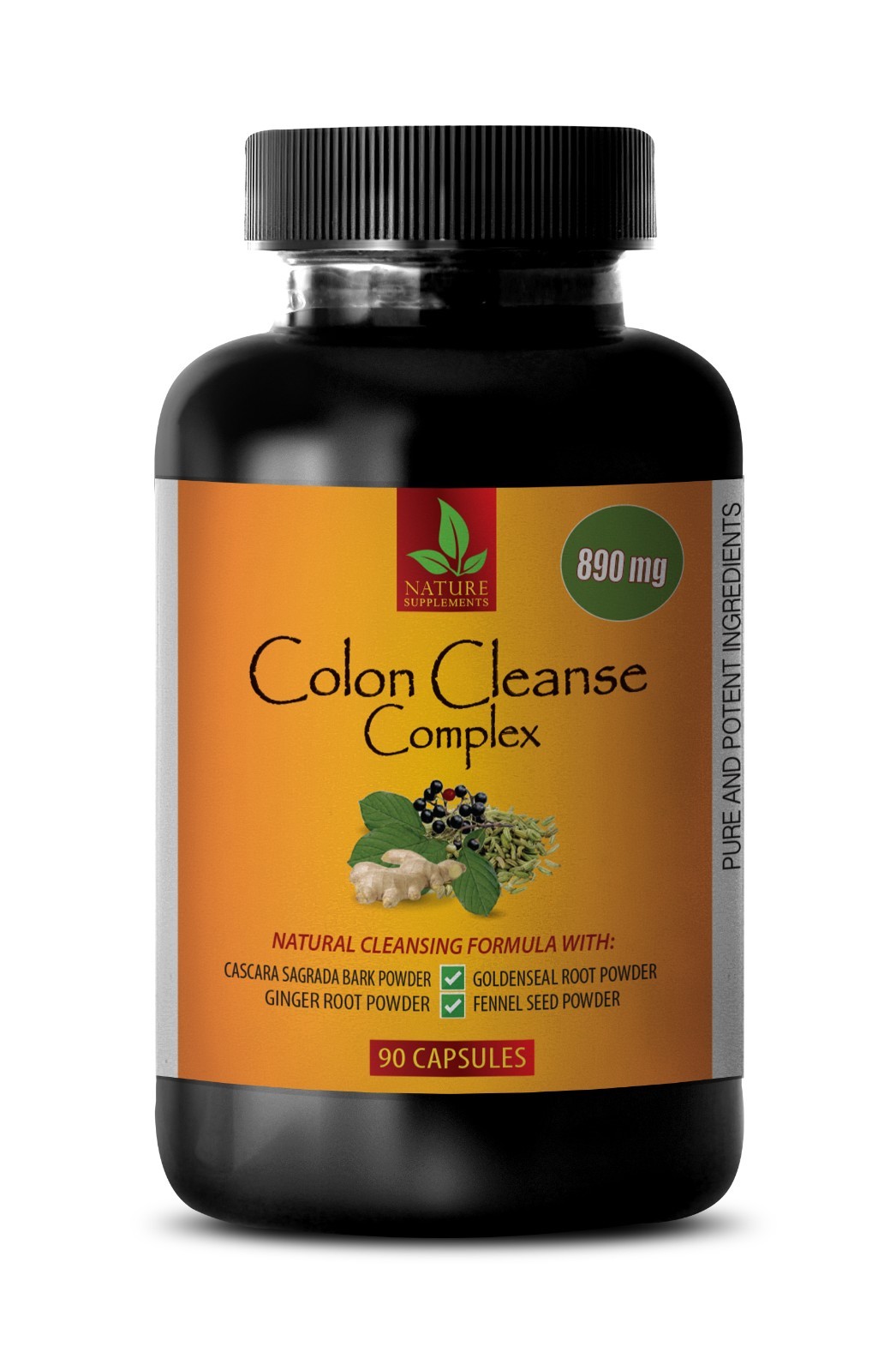 full body detox - COLON CLEANSE COMPLEX - colon cleanse capsules - 90 ...