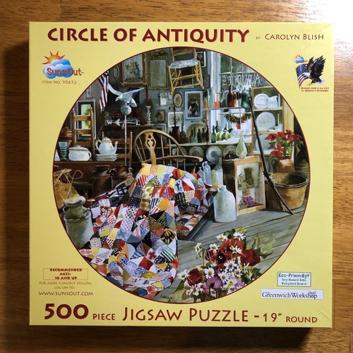 500 Piece Round Jigsaw Puzzle - Circle of Antiquity by Carolyn Blish ...