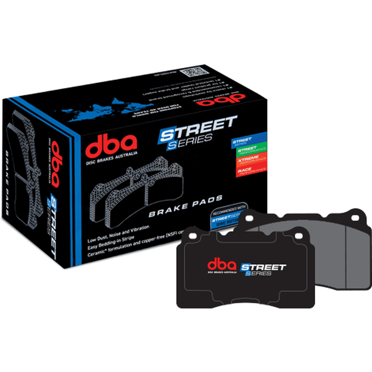 DBA SS Street Series Brake Pad Set Front DB1187SS | eBay