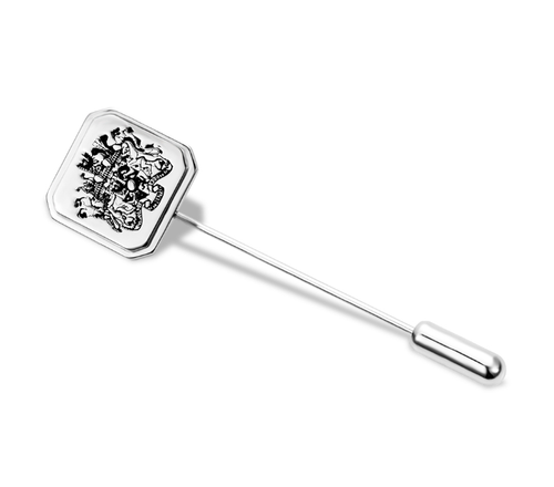 Personalized Family Crest Lapel Pin - Custom Silver or Gold Coat of ...