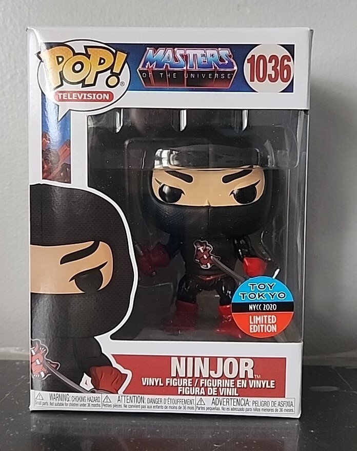 Funko Pop! Masters of the Universe Ninjor #1036 NYCC 2020 & TOY TOKYO ...