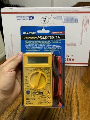 CEN-TECH 7 Function Digital MultiMeter - Multi-Tester | eBay