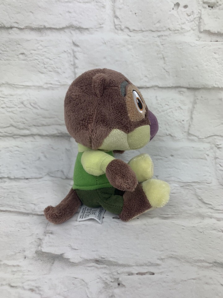 DISNEY CARTOON Zootopia Finnick Fox & Mr Otterton Stuffed 7" Plush Toy ...