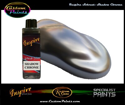 INSPIRE AIRBRUSH SHADOW CHROME 4oz (SOLVENT), CUSTOM PAINT, ARTIST ...