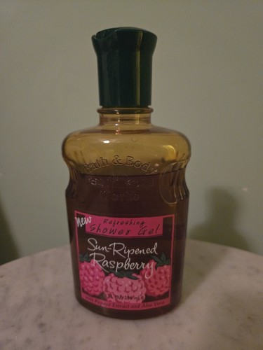 Vintage Bath and Body Works Sun Ripened Raspberry Shower Gel 8 oz ...