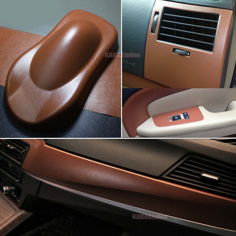 Bubbles Free Matte Car Interior Leather Grain Texture Film Vinyl Wrap ...
