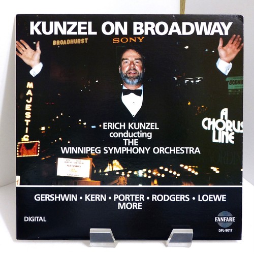 1985 Erich Kunzel - Kunzel On Broadway Fanfare DFL-9017 Mint Stereo LP ...