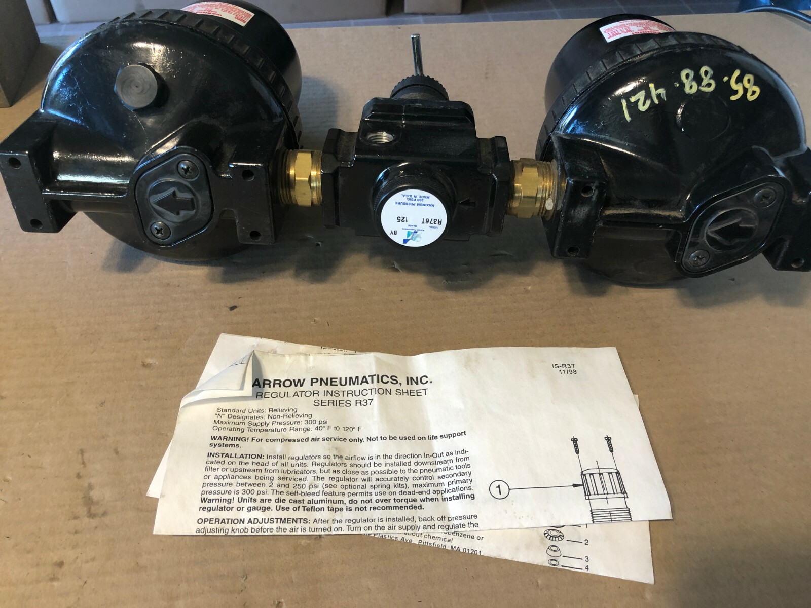 Regulator, Arrow Pneumatics, F329-06 | eBay