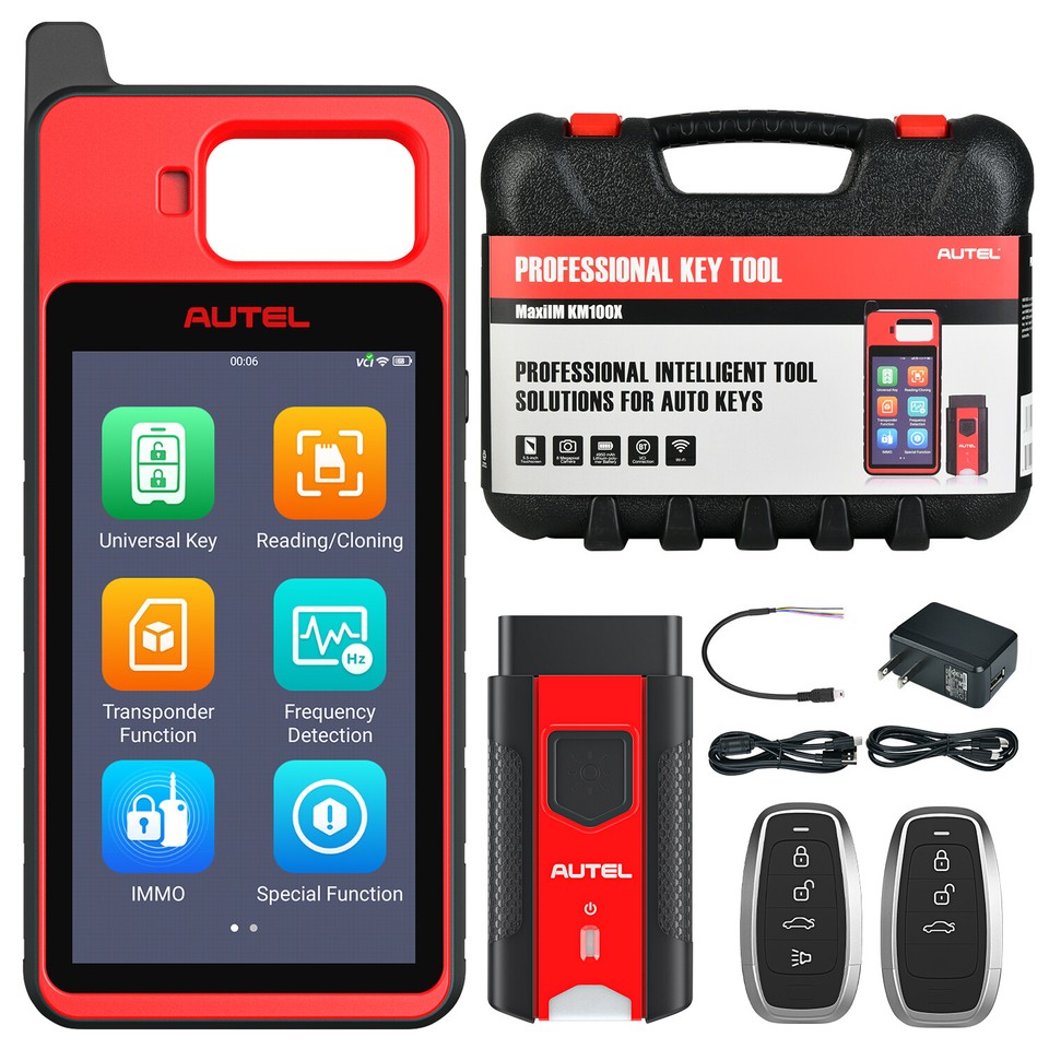Autel MaxiIM KM100 Key Fob Programmer Immobilizer Tool 2PCS Free Autel ...
