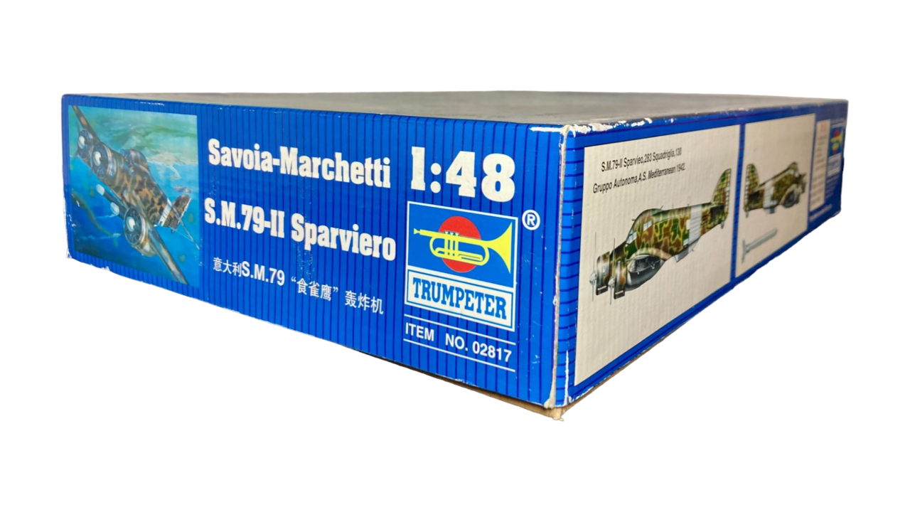 Trumpeter 02817 1/48 Savoia-marchetti Sm79-ii SPARVIERO WWII Italian ...