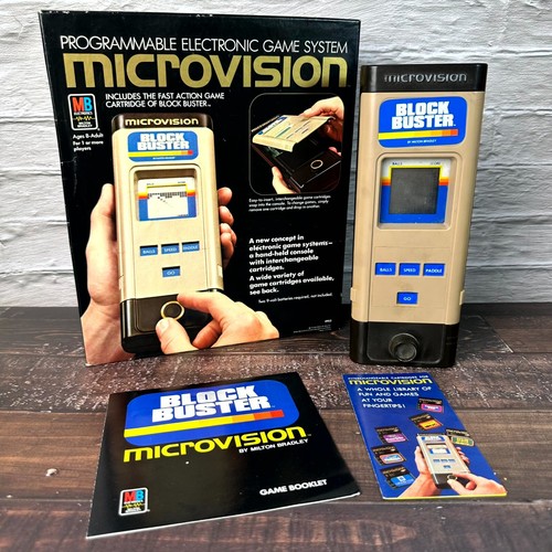 Milton Bradley Microvision Block Buster Programmable Electronic Game Console | eBay