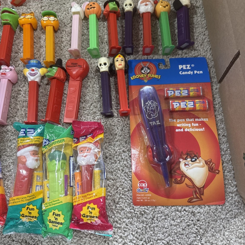 Huge Lot of 94 Vintage Pez Dispensers Some Sealed Variety Collection | eBay