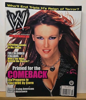 World Wrestling Entertainment Magazine WWE 2003 Vol 22 No.9 Lita w ...
