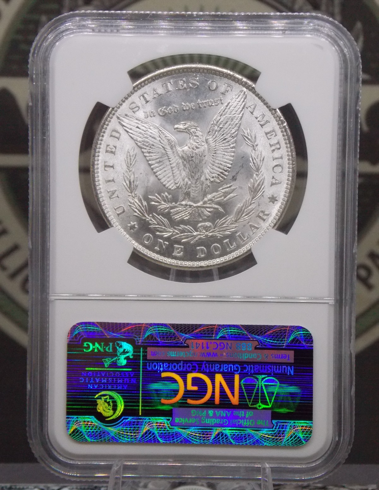 1888 "P" Morgan SILVER Dollar $1 NGC MS63 #150 Unc BU Uncirculated ECC ...