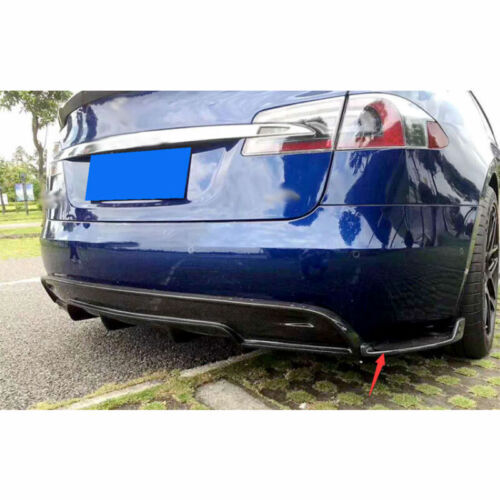 Carbon Fiber Rear Bumpers Lip Side Skirt Splitter For Tesla Model S ...