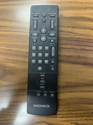 Magnavox TV VCR Remote Control Black Model PEAC0115 Tested Working OEM ...