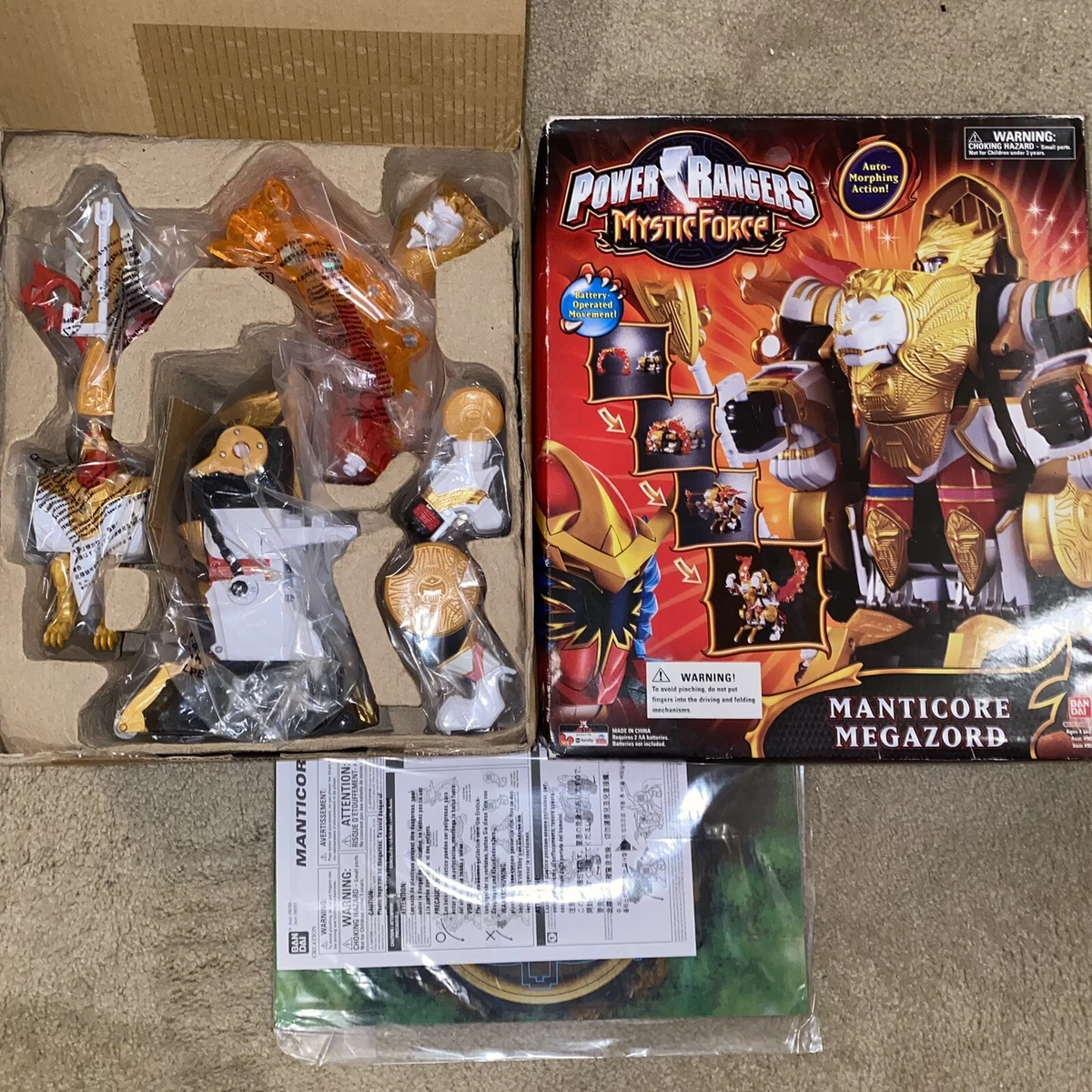 Power Rangers Mystic Force MANTICORE Electronic Megazor