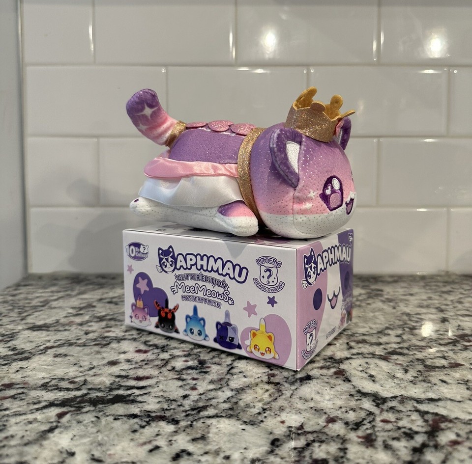 Aphmau MeeMeows Litter 6 Glitter Edition Rare HTF 6” Aphmau Princess ...
