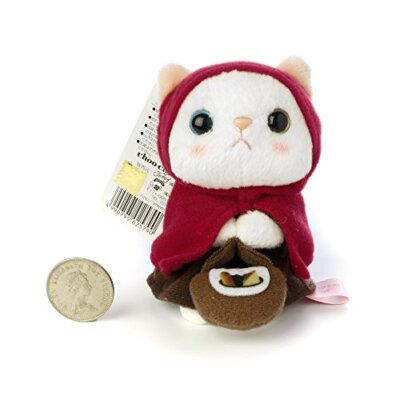 CHOO CHOO CAT Plush Mascot Red Riding Hood Cat Height 9cm Key chain | eBay