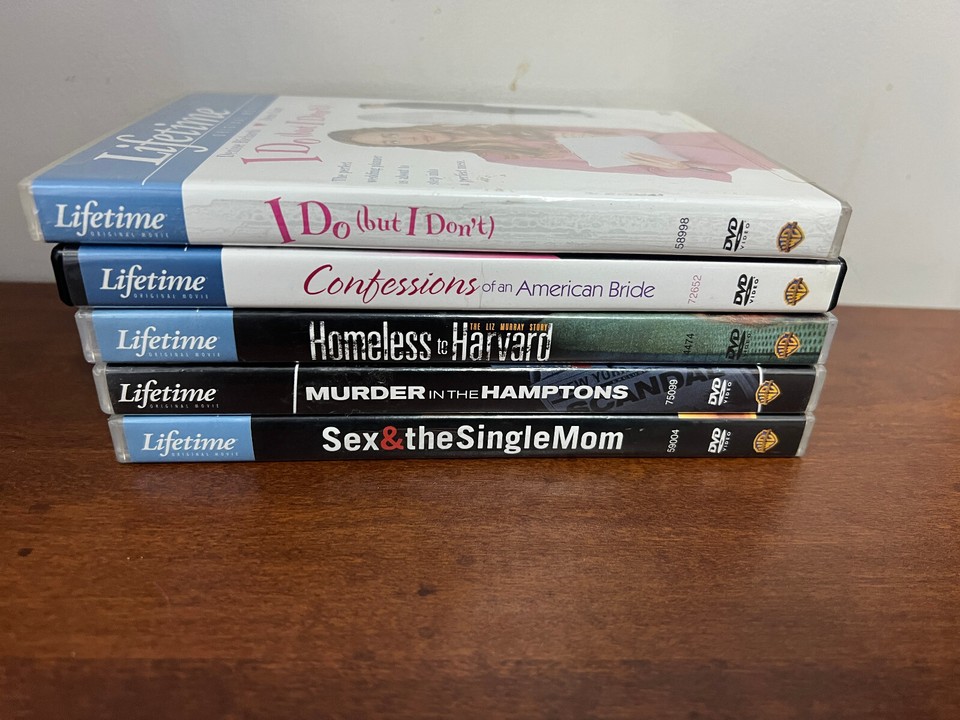 Set of 5 Lifetime Original Movie DVDs | eBay