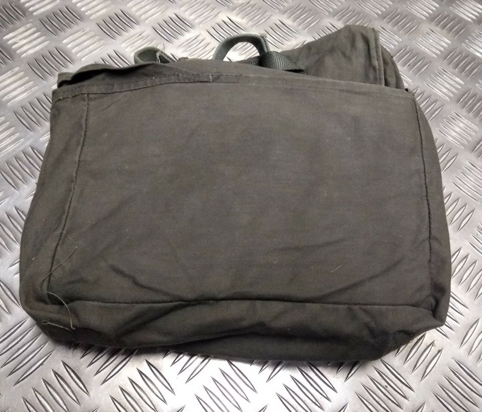 Vintage Military Issue Canvas Shoulder Bag Mini Backpack Grey/Green G1 ...