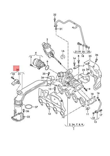 Genuine VW AUDI SKODA SEAT Beetle Cabrio Cabriolet Pressure Pipe ...