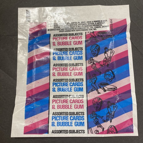 1976 Topps OPC Assorted Subjects Picture Cards & Bubble Gum Wrapper ...