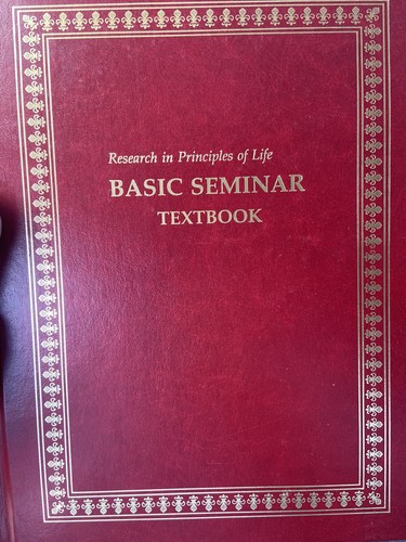 Research In Basic Life Principles Textbook by Bill Gothard 1981 | eBay