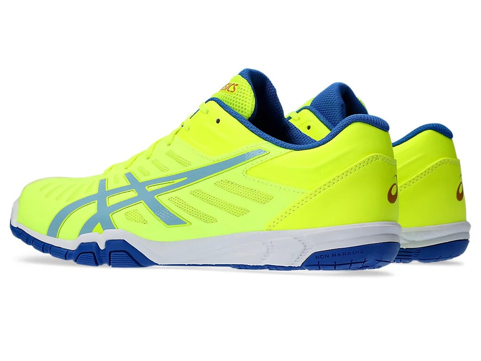ASICS Table Tennis shoes ATTACK EXCOUNTER 2 1073A002 752 Safety Yellow ...