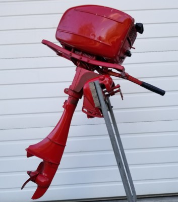 1958 Clinton Apache J8 5 HP Outboard Motor Running | eBay