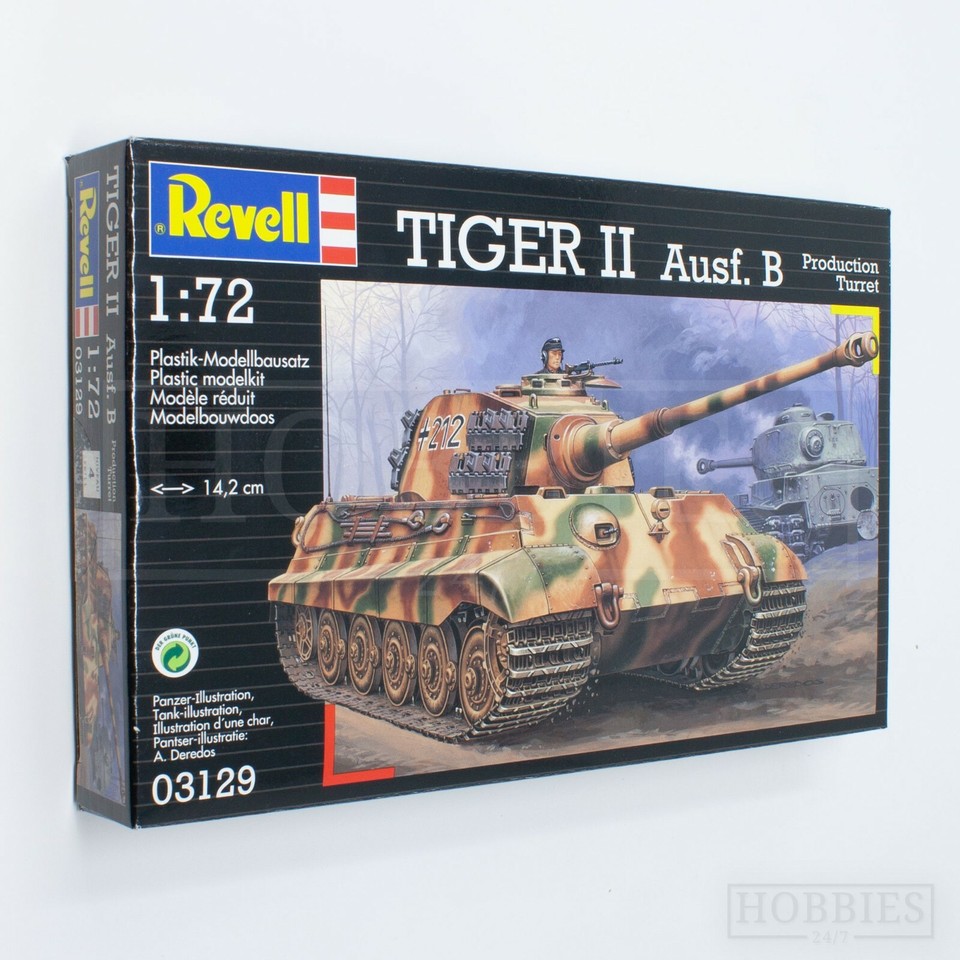 Revell Model Tanks Kits 1/72 Scale Challenger T34 T55 M109 M2 Bradley ...
