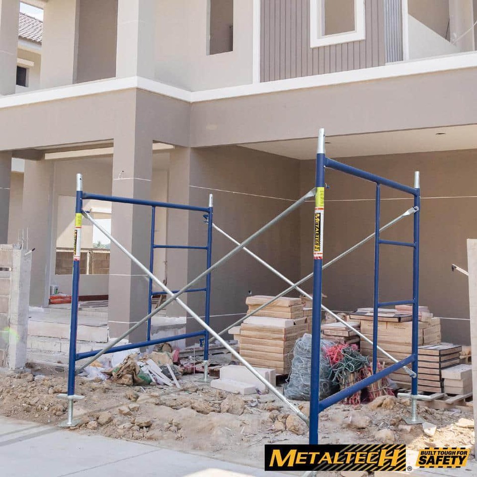 Saferstack Scaffold Section 1-Story Scaffolding Frame Set Galvanized ...