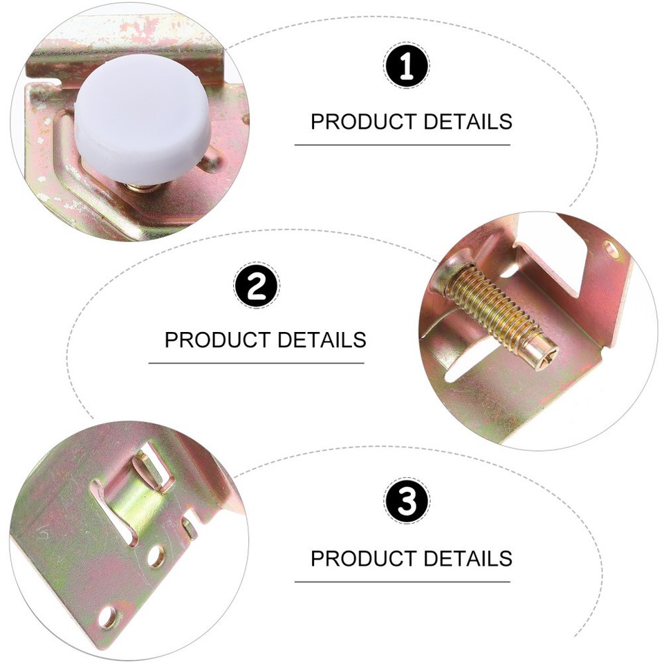 2 Pcs Furniture Leg Levelers Adjustable Support Wardrobe Corner Bracket ...