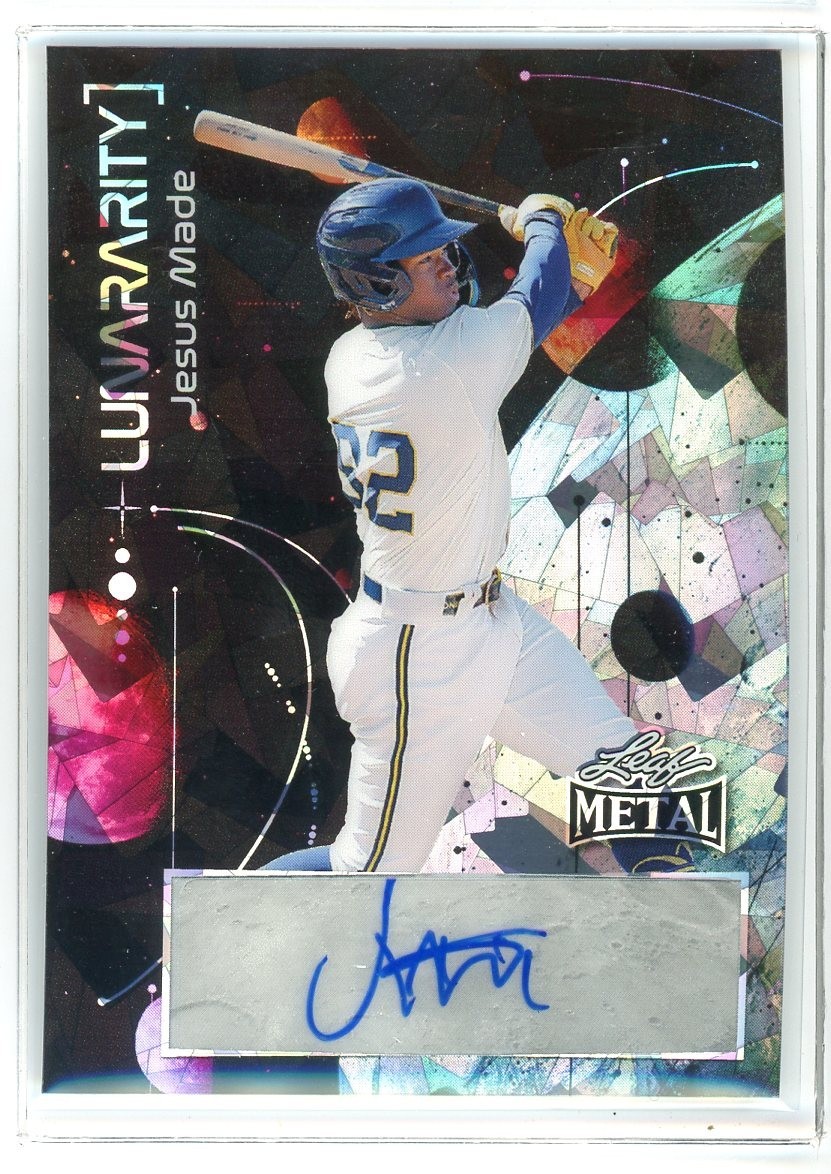 Jesus Made 2025 Leaf Metal #DR-JM1 Diamond in the Rough Autographs ...