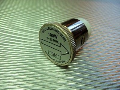 Bird 43 Thruline WattMeter Element 100W 100H 2-30MHz | eBay