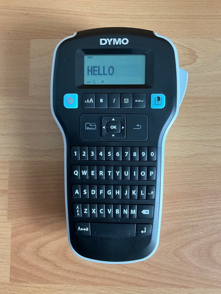 Dymo Label Manager 160 Label Maker Handheld Label Printer with QWERTY ...