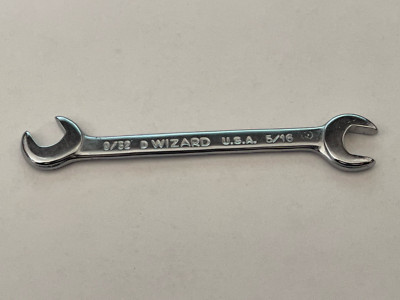 Clean Vintage Wizard Tools Ignition Wrench, Open End Angle Wrench, 9/32 ...
