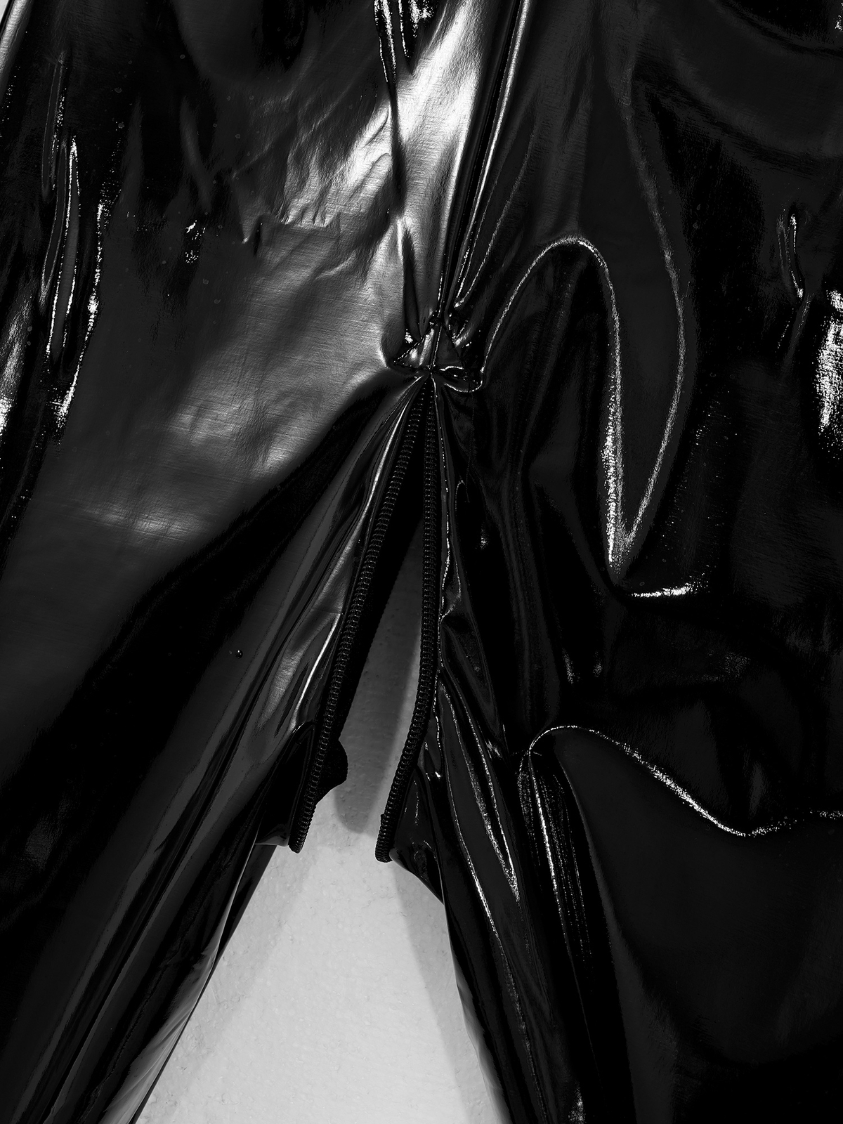 Women Wet Look PVC Leather Catsuit Shiny Wet Look Jumpsuit Clubwear ...