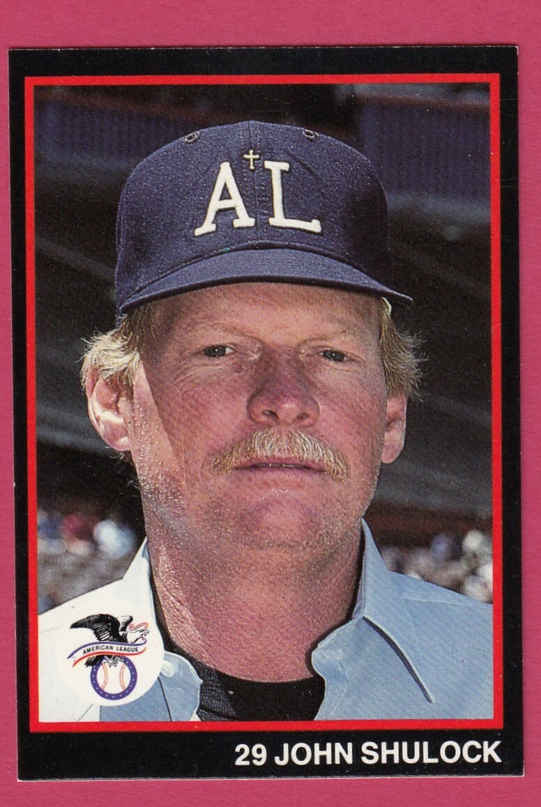 1988 Baseball Umpire card # 39 John Shulock American League | eBay