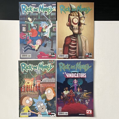 RICK AND MORTY 1 2 7 SPLIT FACE VARIANT 3RD 4TH PRINT ADULT SWIM | eBay